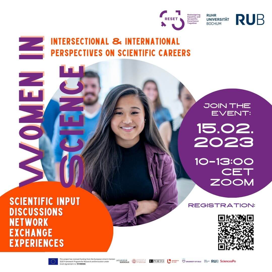 Women in Sciences - Online Event - RESET Project
